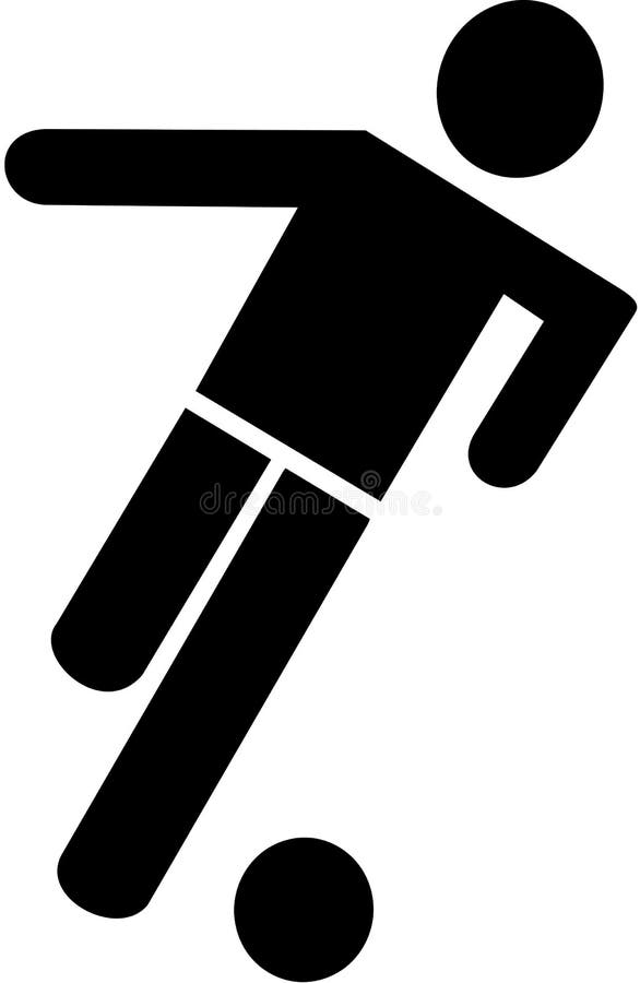 Pictogramme Du Football Du Football Illustration de Vecteur ...