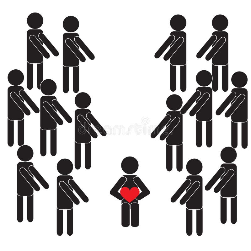 Pictogramme humain illustration de vecteur. Illustration du silhouette ...