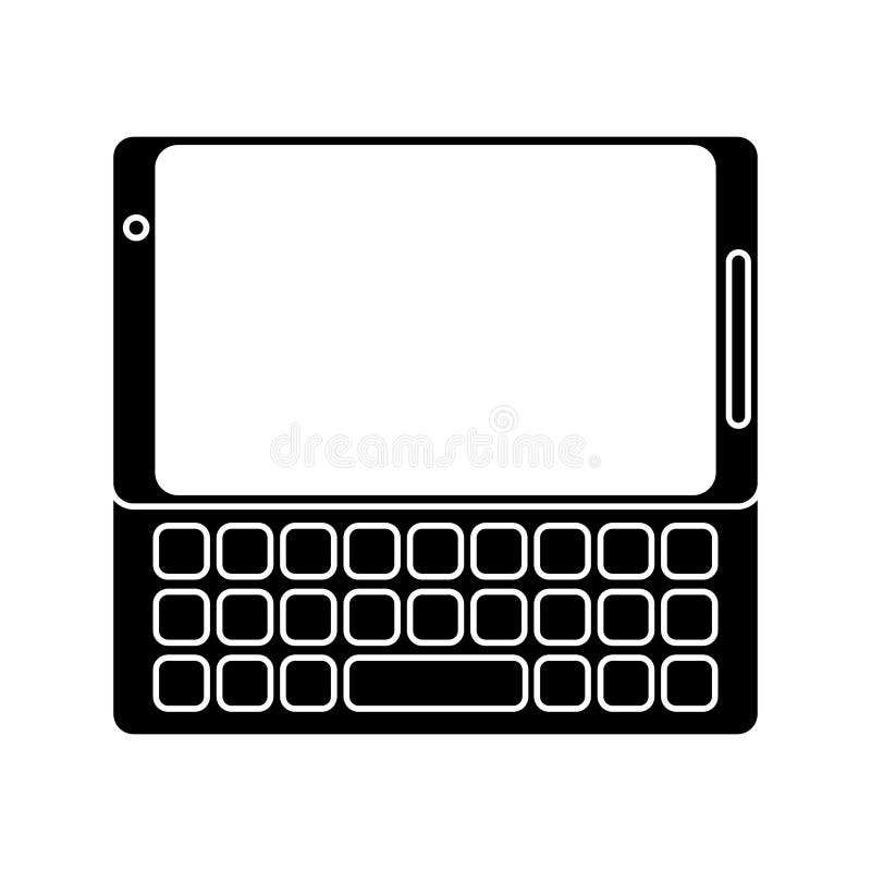 Pictogramme Mobile De Clavier De Technologie De Smartphone Illustration ...