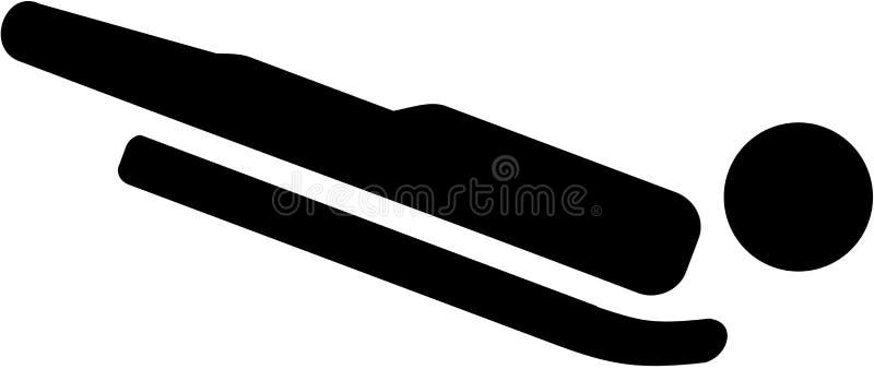 Luge le pictogramme illustration de vecteur. Illustration of vitesse ...