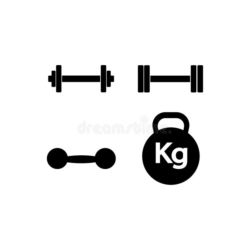 Het Vectorpictogram Van Het Gewicht Op Witte Achtergrond Symbool Voor ...