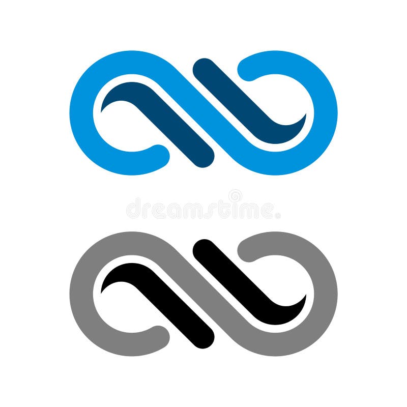 Pictograph Infinity Sign - Logo Template Illustration Design. Vector ...