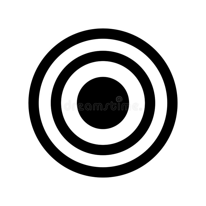 Pictograph of Target Icon - Vector Iconic Design Stock Vector ...