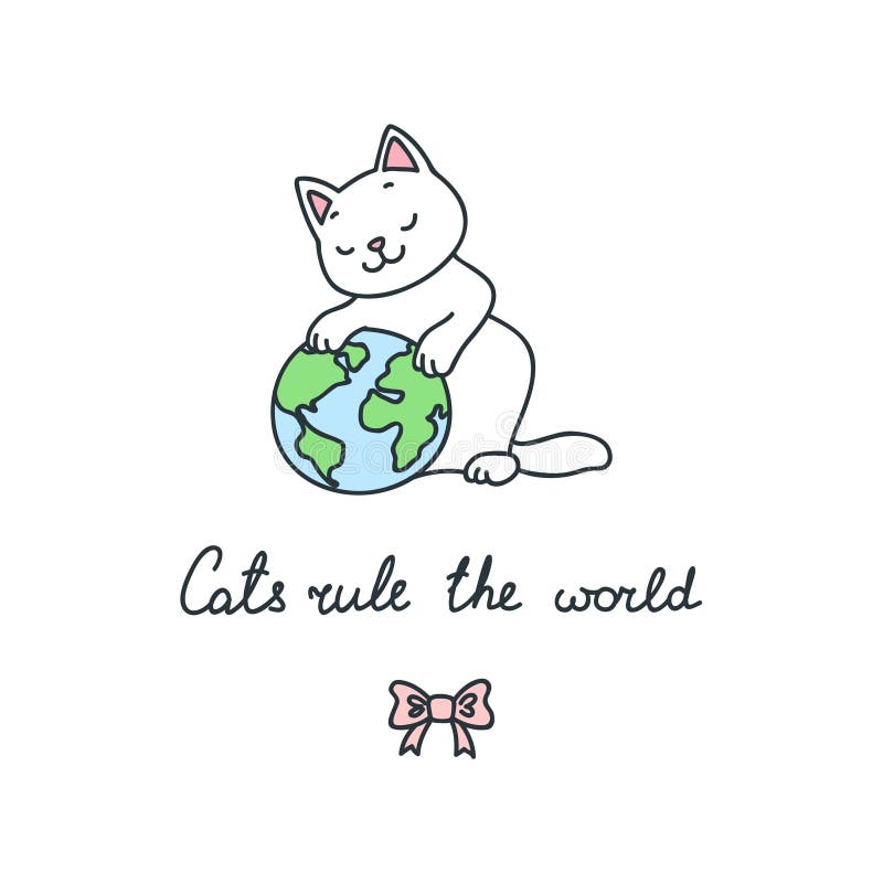 Cats Rule World Stock Illustrations – 51 Cats Rule World Stock ...