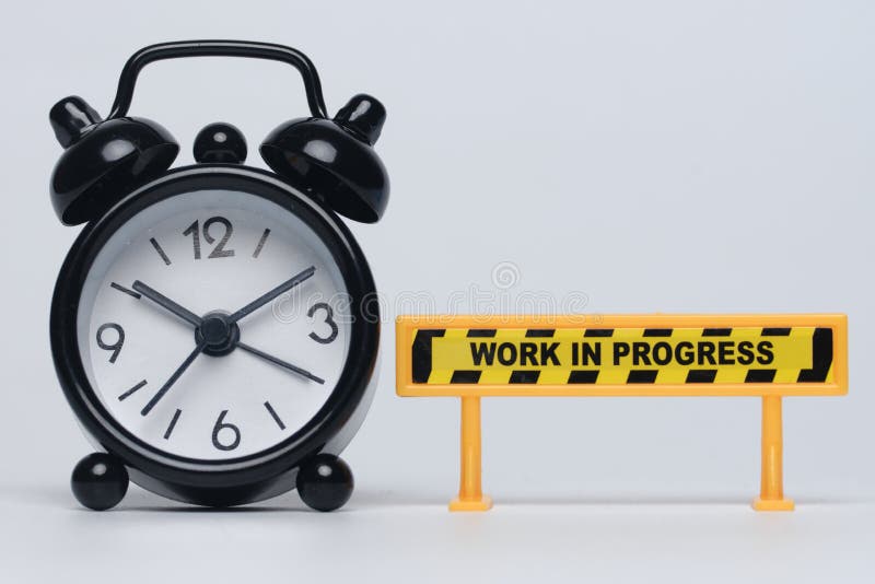 Keep calm work in progress stock image. Image of network - 240102787