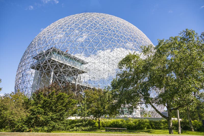 Metallic White Sphere Structure of a Building in the Sky Editorial ...