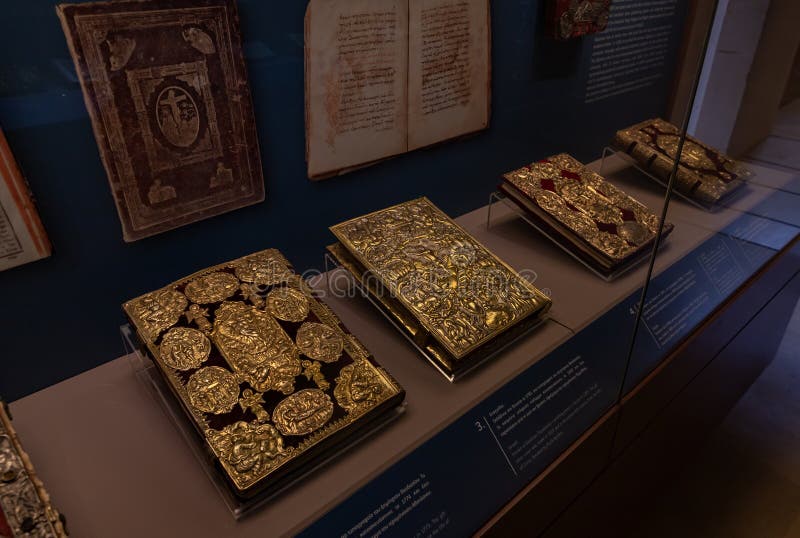 Arkadi Monastery Ancient Books Editorial Stock Image - Image of ...