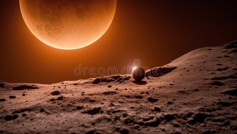 A Picture of an Artistically Interpretive Image of a Planet with a ...