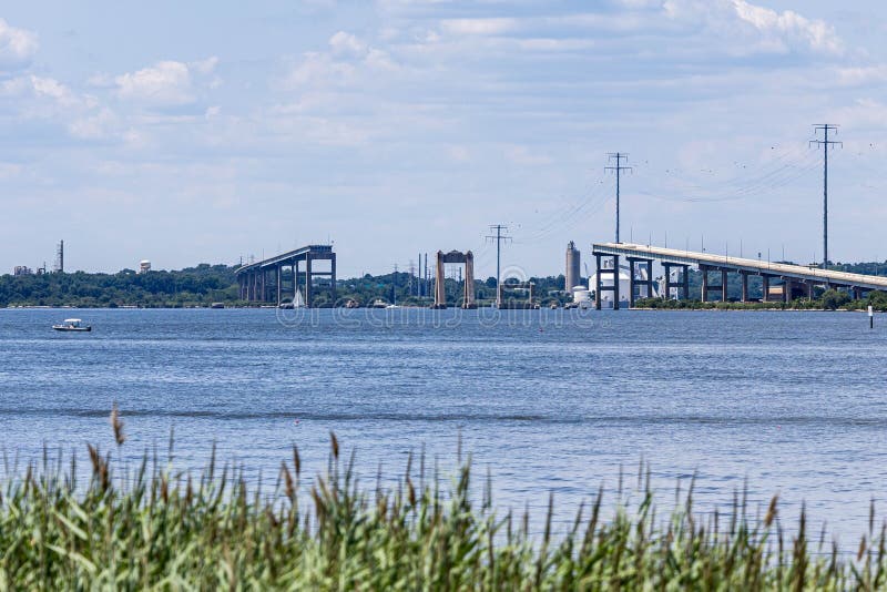 Picture of the Baltimore Key Bridge Editorial Stock Image - Image of ...