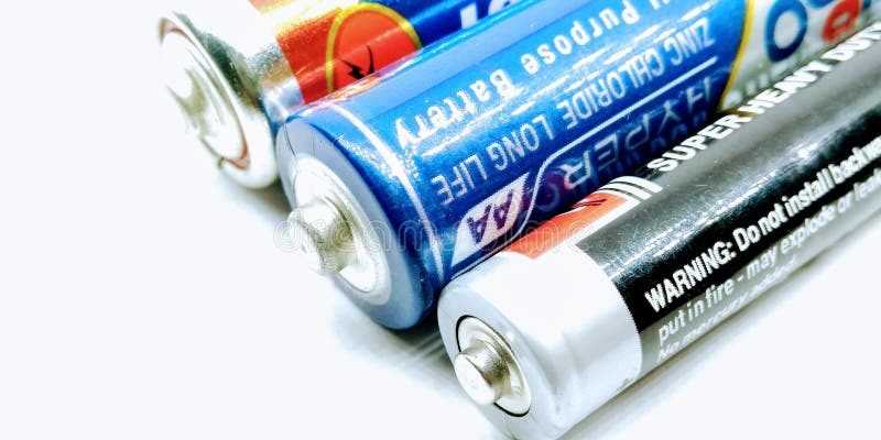 A picture of batteries , editorial image. Image of charge - 169849840