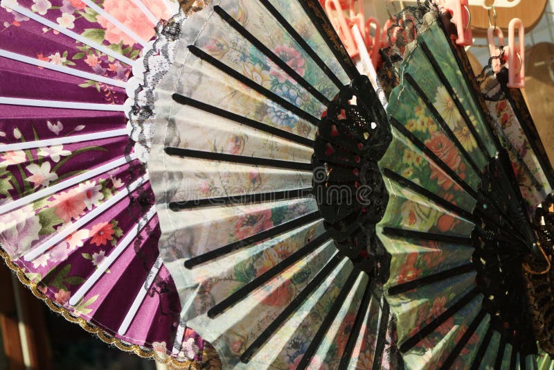 Picture of beach fans stock photo. Image of culture - 189306012