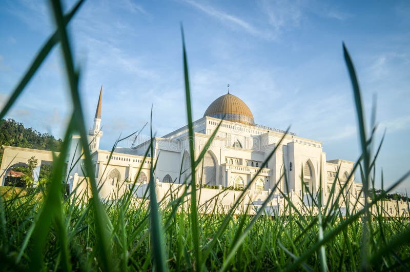 A Picture of a Beautiful Mosque. Stock Image - Image of ordinary ...