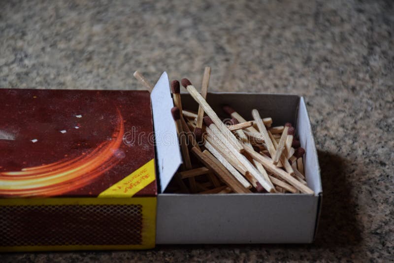 Picture of Big Match Box Isolated Stock Image - Image of flames, indian ...