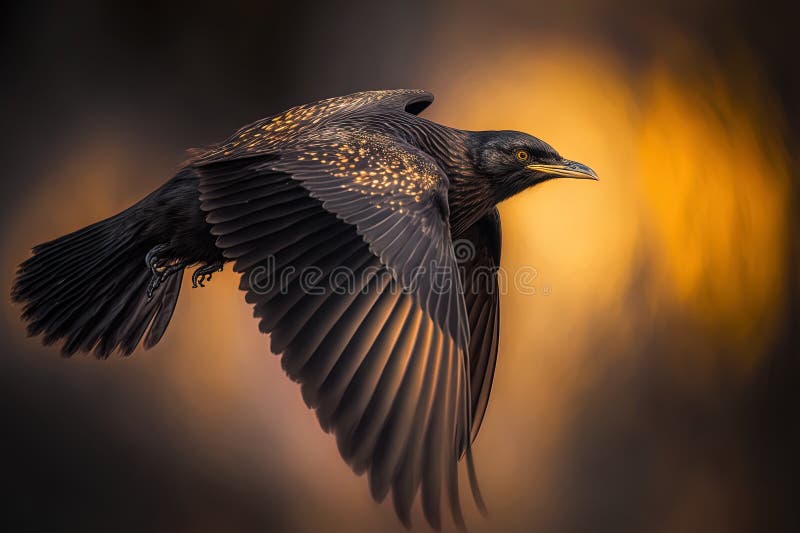 Picture of a Bird while Flying, Shot on 27th February 2021 Stock ...
