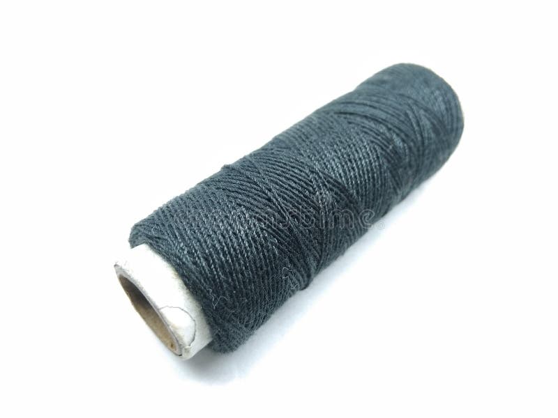 A Picture of Thread Spools Isolated on White Background Stock Photo ...