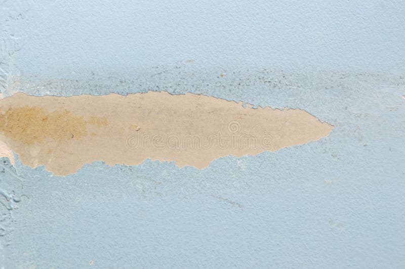 Picture of Blue Wall with Notch Smudged Black, Used As a Background ...