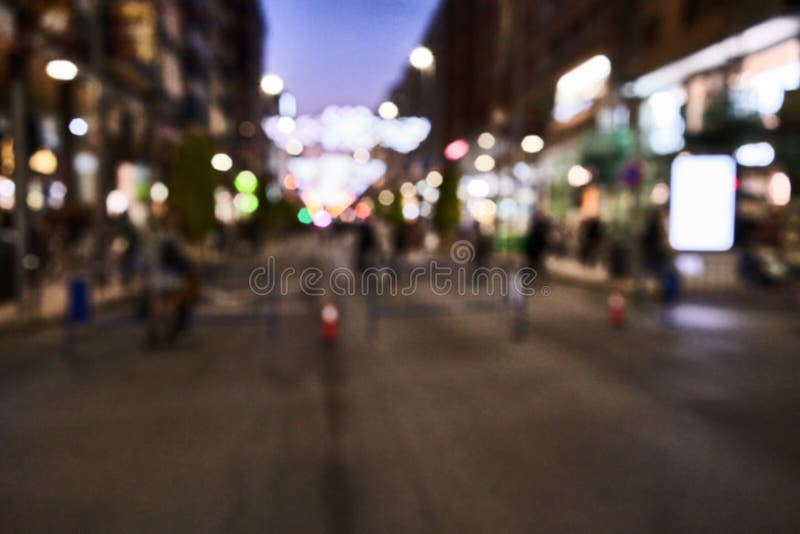Picture of Blurred Cityscape at Street Stock Photo - Image of cityscape ...