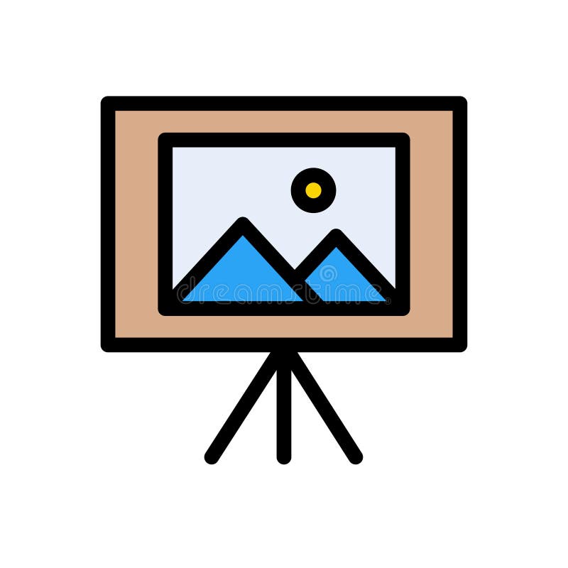 Picture board stock vector. Illustration of gallery - 217339948