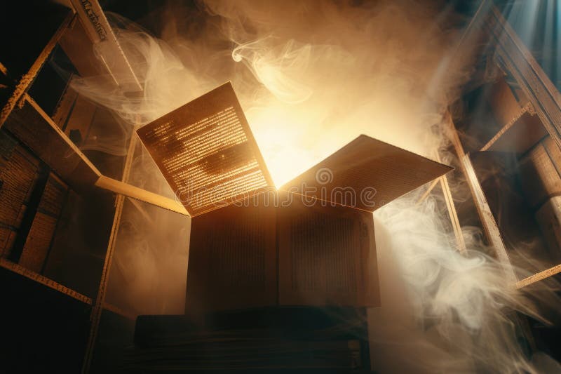 Picture of Boxes Emitting Smoke, Possibly Indicating Fire or Industrial ...