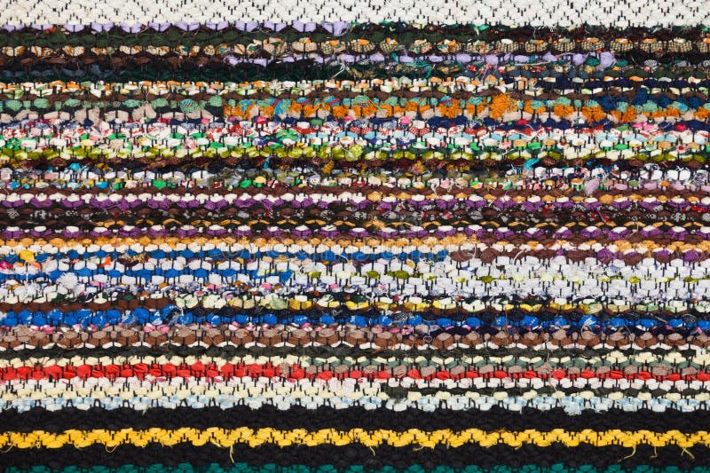 Picture of Bulgarian Hand-made Rag-carpets Stock Photo - Image of ...