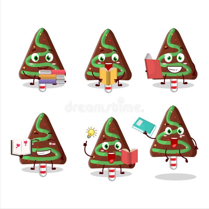 A Picture of Candy Chocolate Christmas Cartoon Character Concept ...