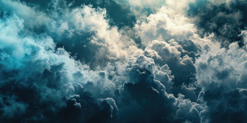 A Picture Capturing a Vast Number of Clouds in the Sky. Suitable for ...