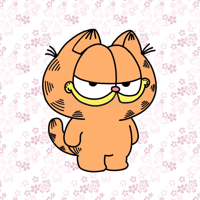 This is a Picture of a Cat, Orange Stock Illustration - Illustration of ...