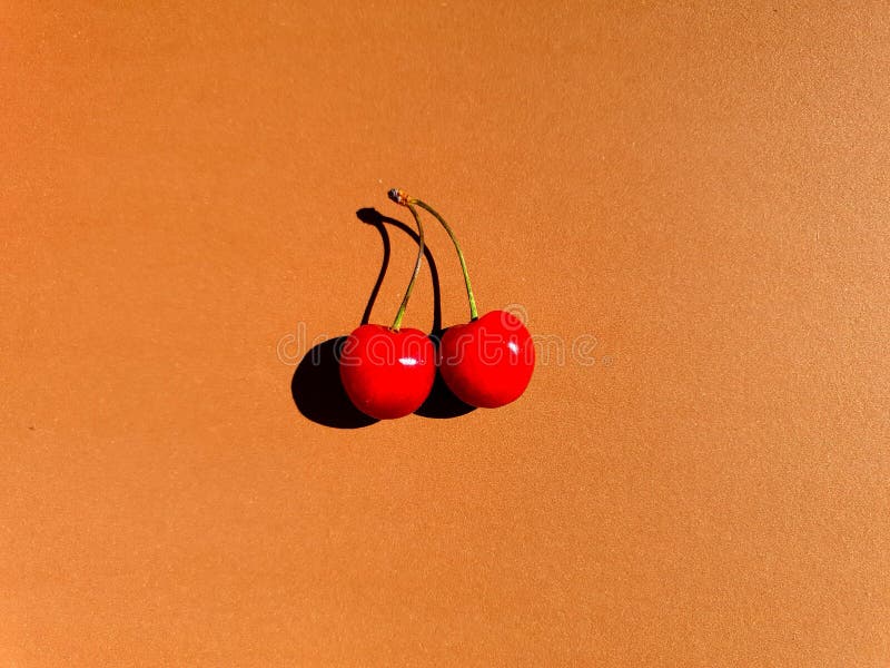 Picture of cherry and lips stock photo. Image of nutrition - 2678208