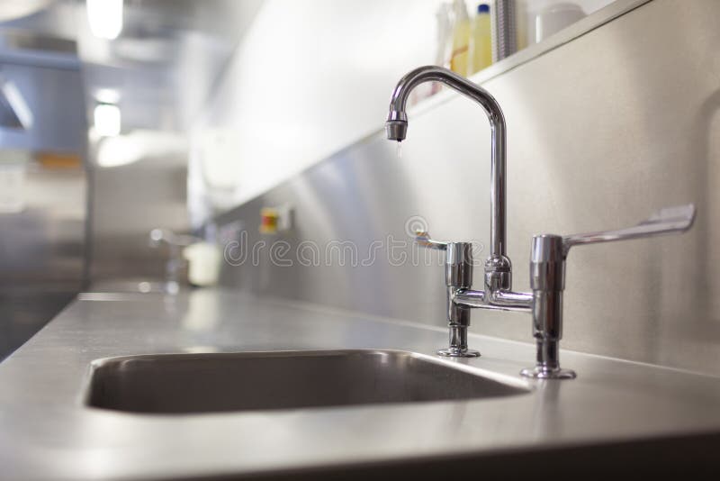 Picture of Chrome Sink and Tap Stock Image - Image of sink, surface ...