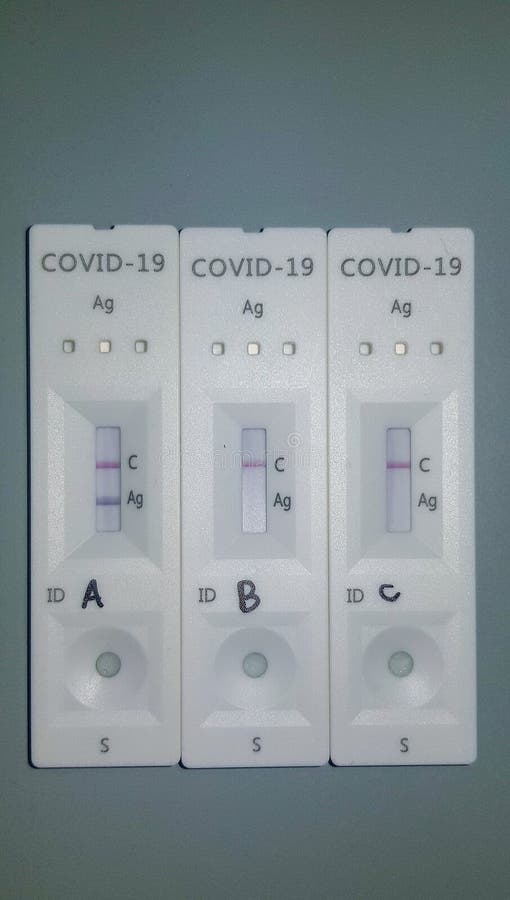 Three Antigen Tests for Covid-19 Stock Photo - Image of infection ...