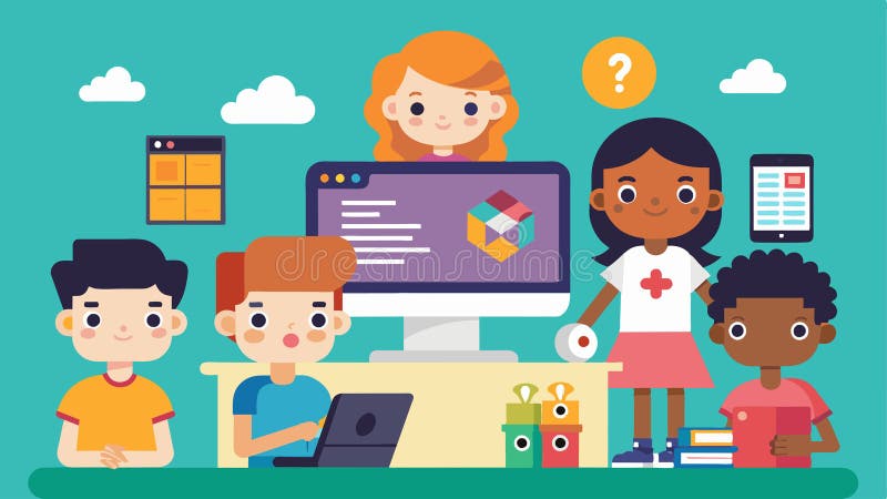 A Picture of a Coding Camp Where Kids are Learning the Fundamentals of ...