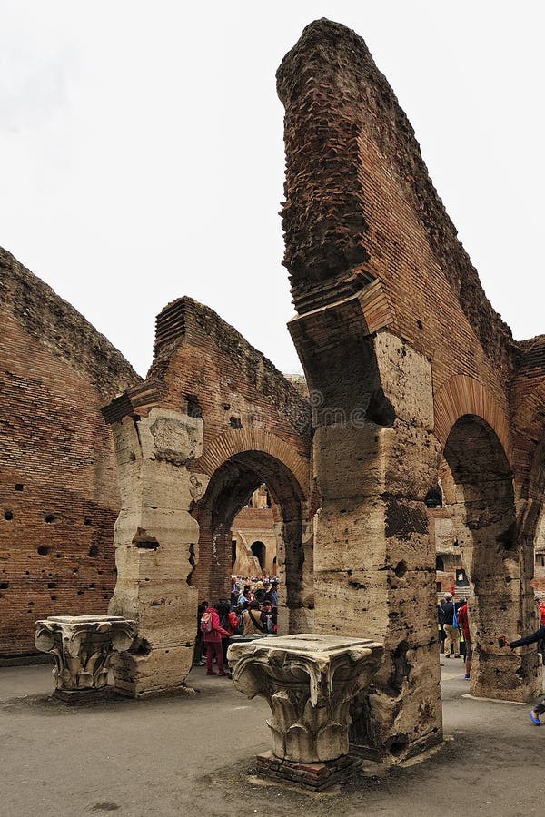 A picture of the colosseum editorial image. Image of people - 264790475