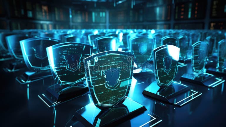 Picture of Complex Security Guard System To Protect Dangerous Hacking ...