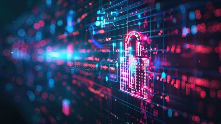 Picture of Complex Security Guard System To Protect Dangerous Hacking ...