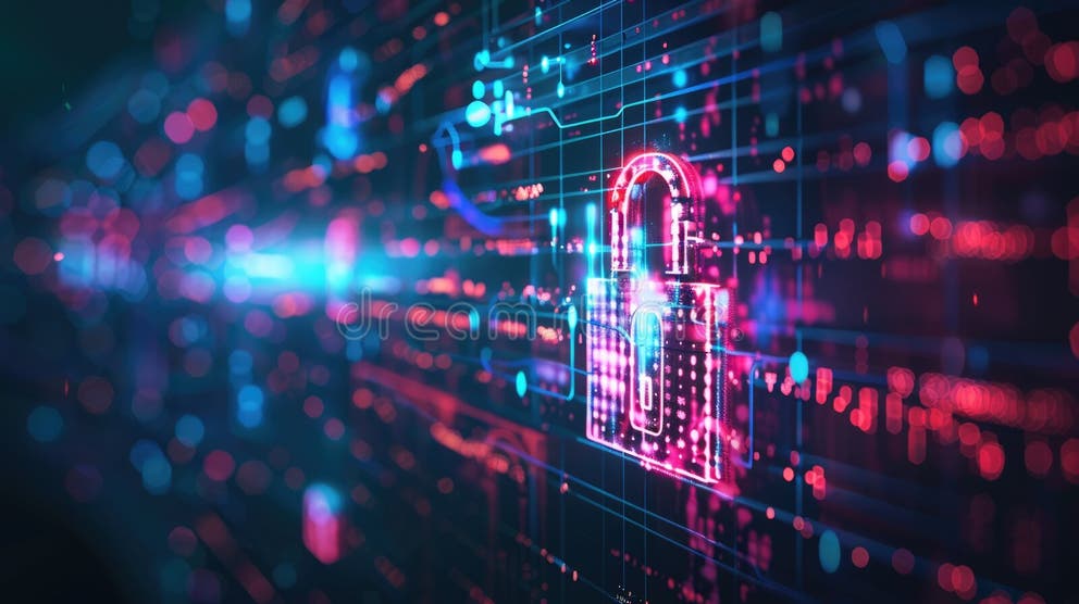 Picture of Complex Security Guard System To Protect Dangerous Hacking ...