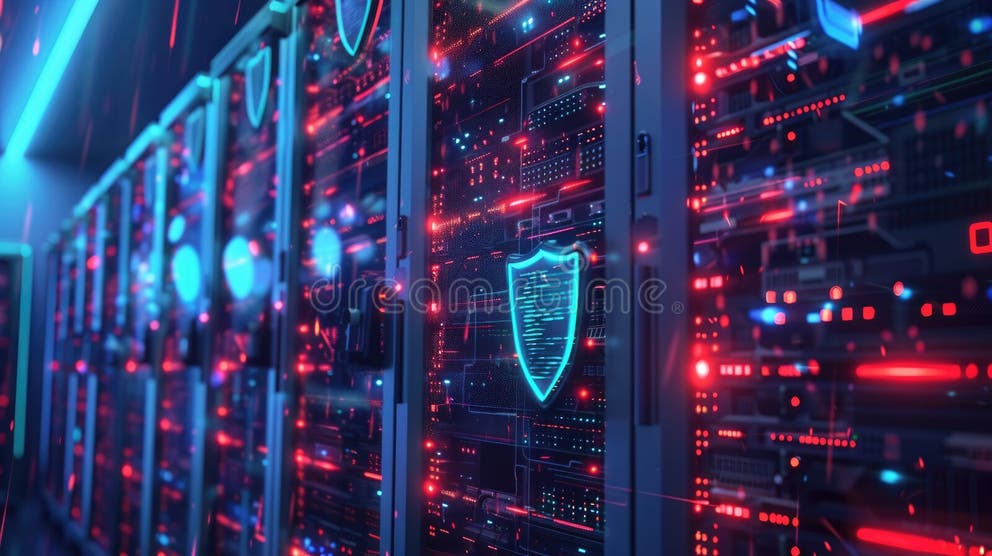 Picture of Complex Security Guard System To Protect Dangerous Hacking ...