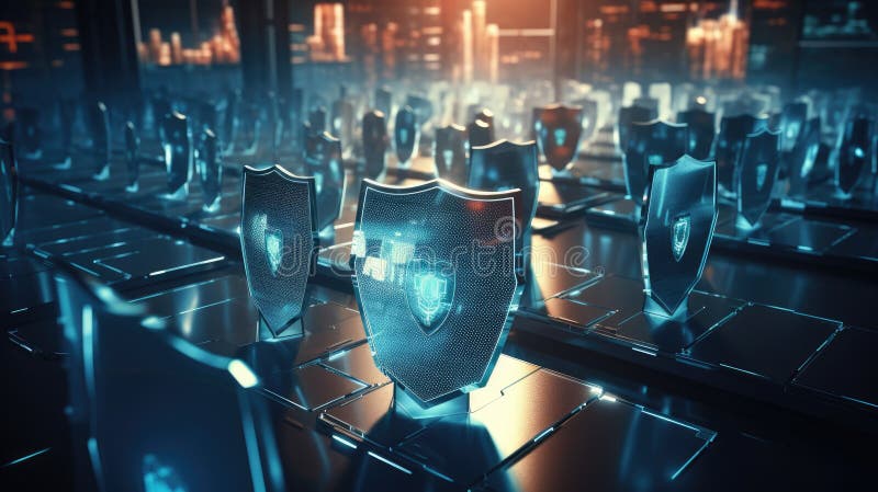 Picture of Complex Security Guard System To Protect Dangerous Hacking ...