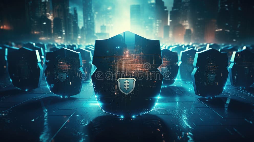 Picture of Complex Security Guard System To Protect Dangerous Hacking ...