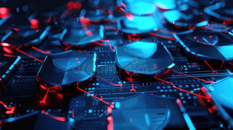 Picture of Complex Security Guard System To Protect Dangerous Hacking ...