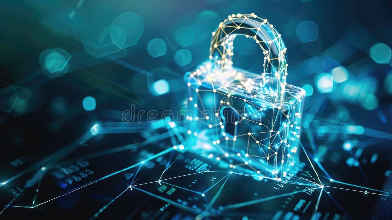 Picture of a Computer Keyboard with a Locked Key Stock Photo - Image of ...