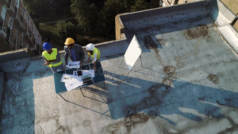 Picture of Construction Engineer Working on Building Site Stock Photo ...