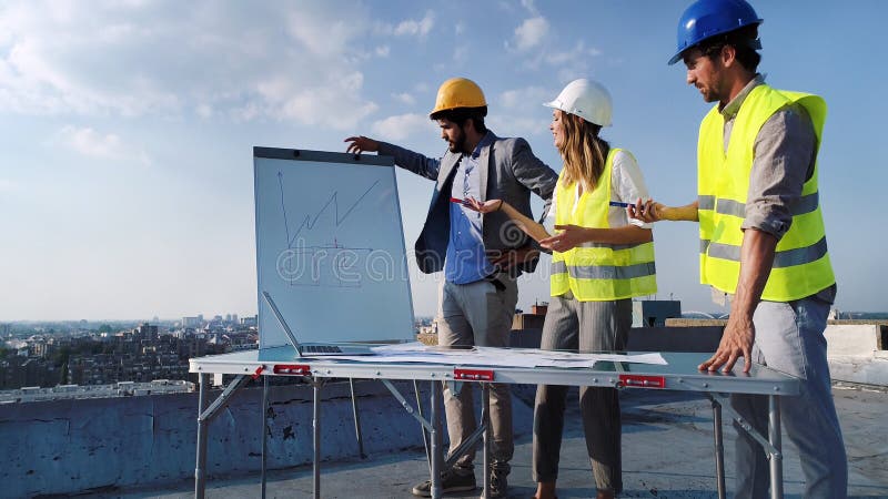Picture of Construction Engineer Working on Building Site Stock Photo ...