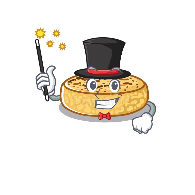 A Picture of Crumpets Performance As a Magician Stock Vector ...