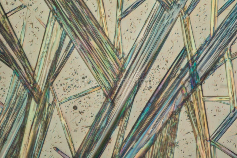 This is a Picture of the Crystals of the Chemical Substance Caffein ...