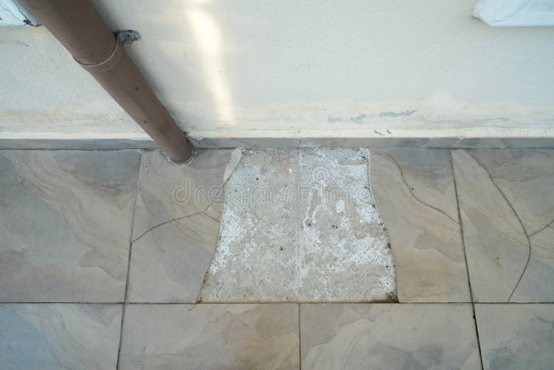 Broken Tiles stock image. Image of texture, material - 255142315