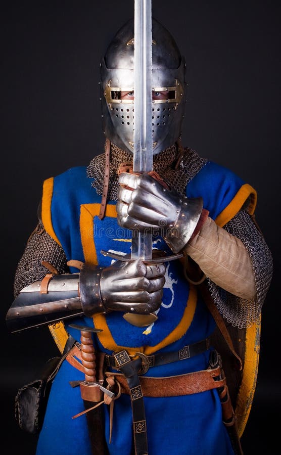 Medieval Knight stock photo. Image of forces, century - 45200968