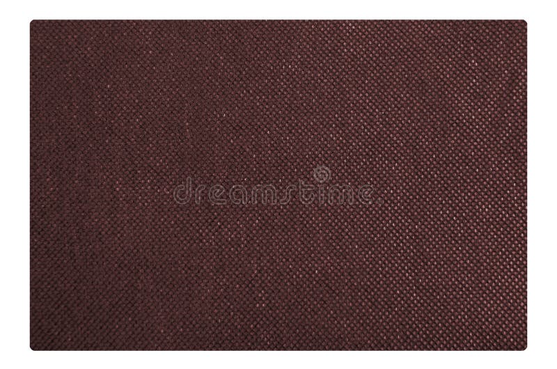 Small Brown Square of Clothes on White Background Stock Image - Image ...