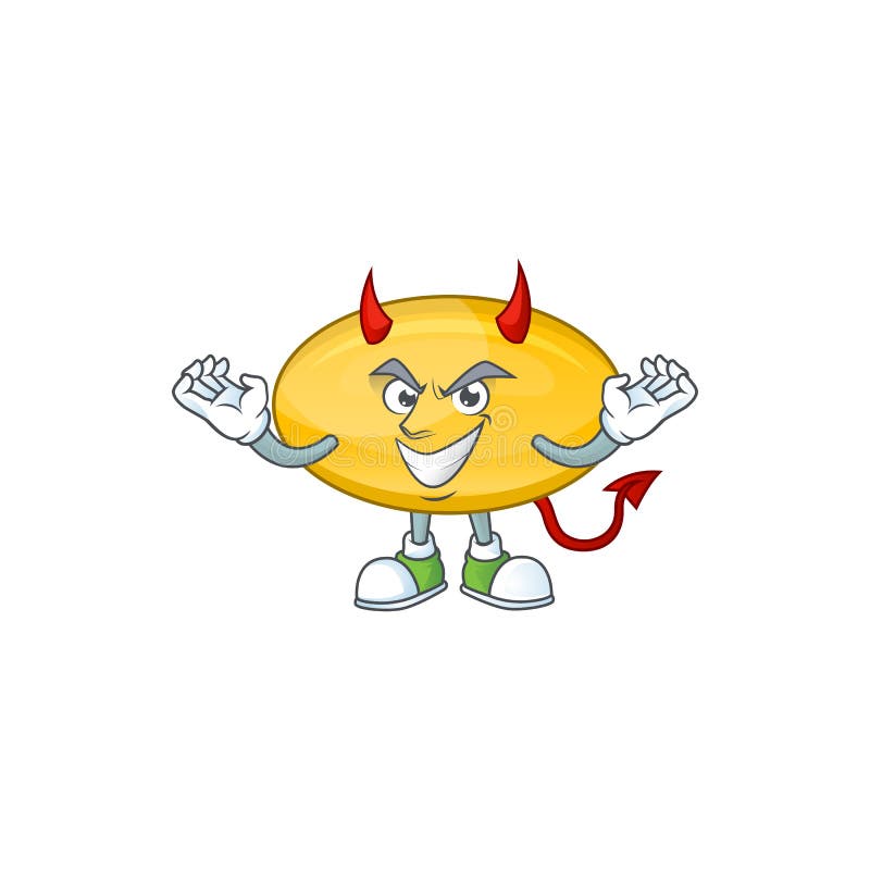 A Picture of Devil Oil Capsule Cartoon Character Design Stock Vector ...