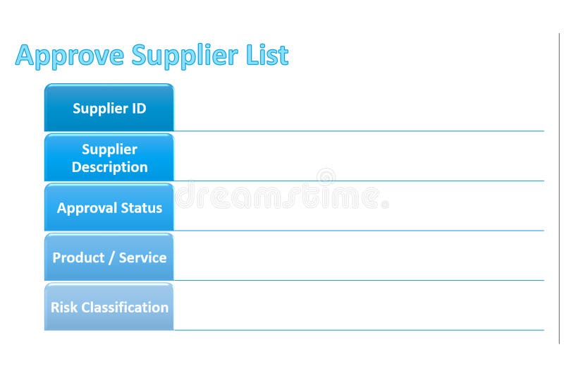 Supplier List Stock Illustrations – 216 Supplier List Stock ...