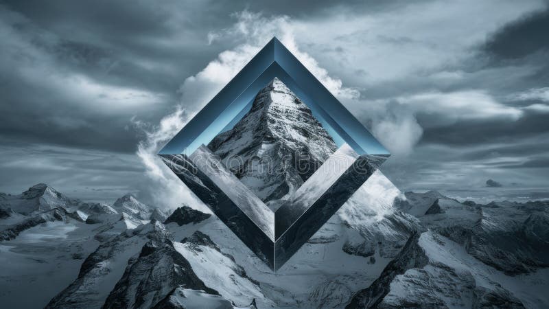 Blue Mountain Diamond Gem Shape Stock Photos - Free & Royalty-Free ...